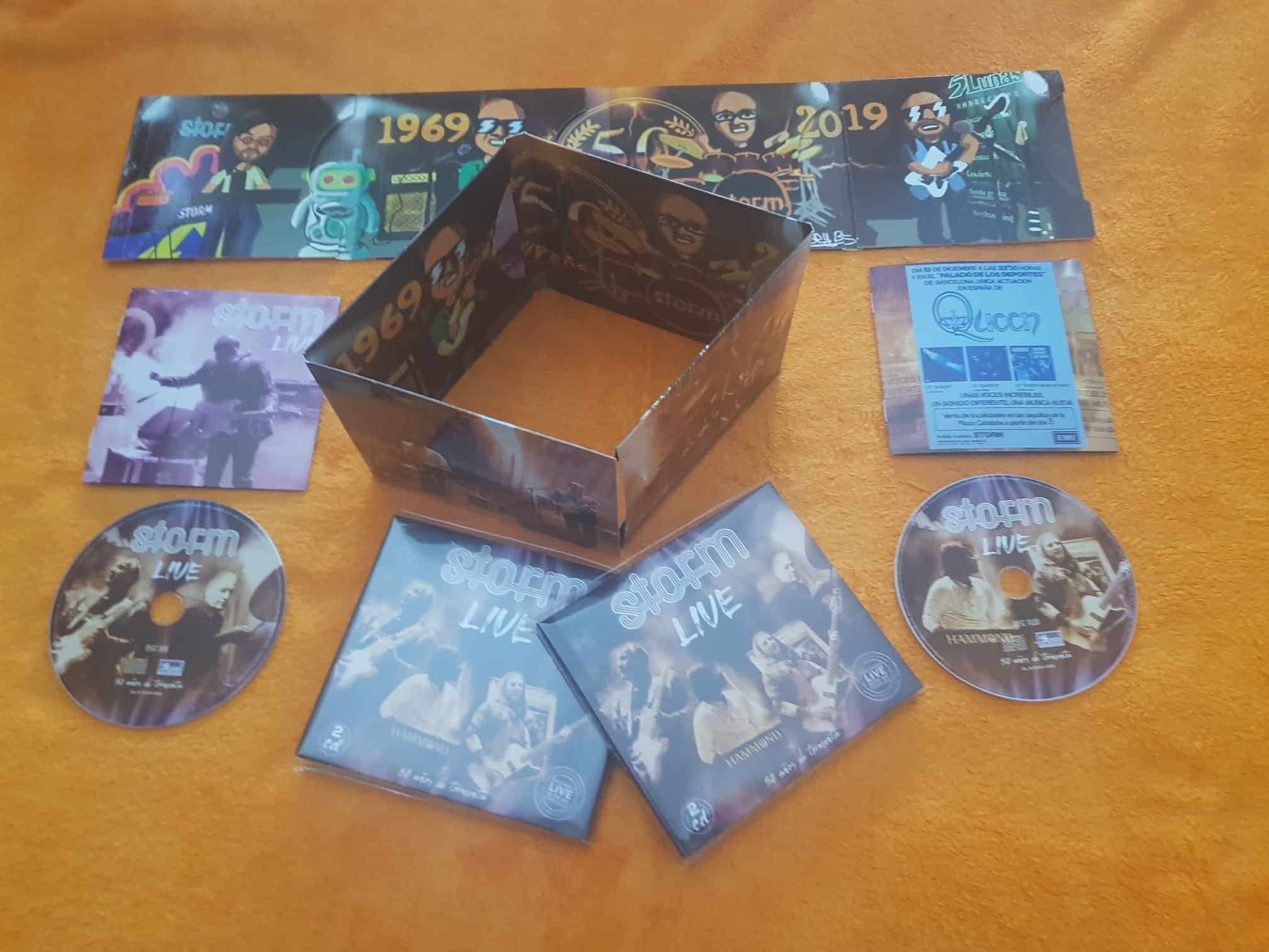 STORM – «STORM LIVE – 50 Años de tormenta» Doble CD 2022 - 5 Lunas